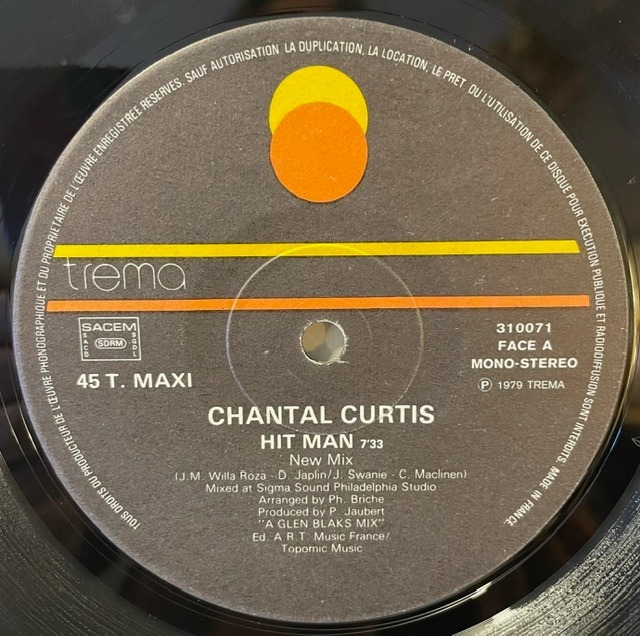 Chantal Curtis "Hit Man" 12" | EAD RECORD