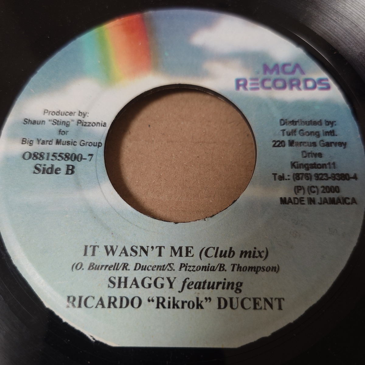 Shaggy & Ricardo Rikrok Ducent - It Wasn't Me // MCA 7inch / レゲエ レコード ...