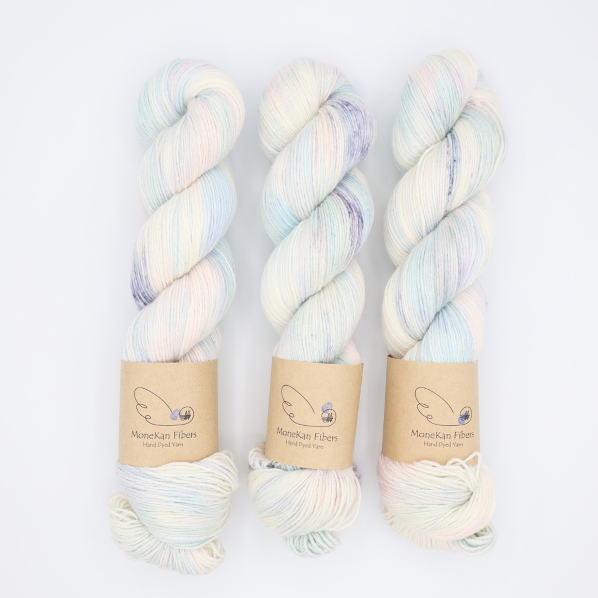 [Pre-Order] Cotton Half Wool Half - Aurora Mist- | MoneKan Fibers