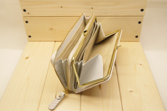 VIA DOAN ヴィア ドアン【Bran pythonブランパイソン】がま口L字ファスナー長財布 | 木村カバン店 Online Shop