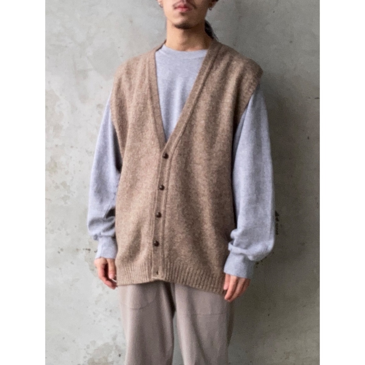 90s PENDLETON wool knit vest L | used & vintage WATARU