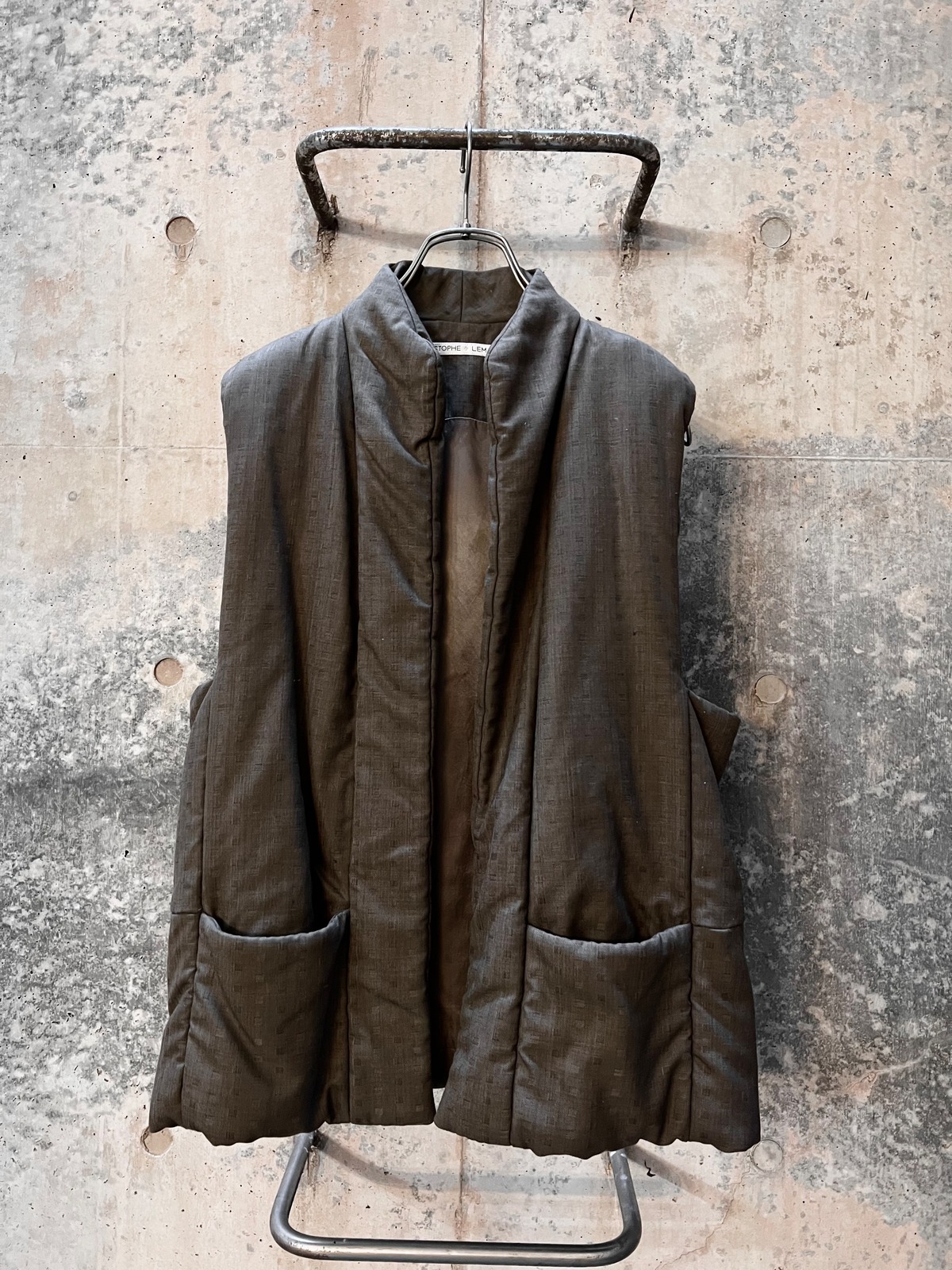 CHRISTOPHE LEMAIRE padding vest | MIKOTONORI.