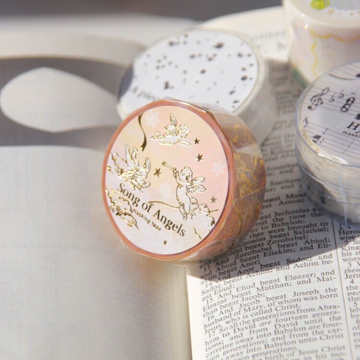 【BOKI】マスキングテープ Song of Angels Gold Foil Masking Tape | 韓国文具・雑貨 ...