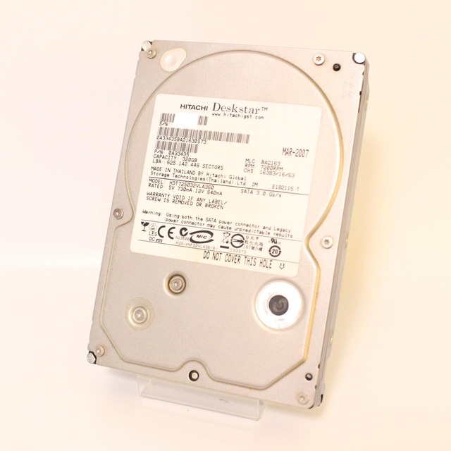 HGST｜320GB｜HDT725032VLA360 ｜Deskstar｜7200RPM｜16MB｜Serial ATA300｜HDD ...