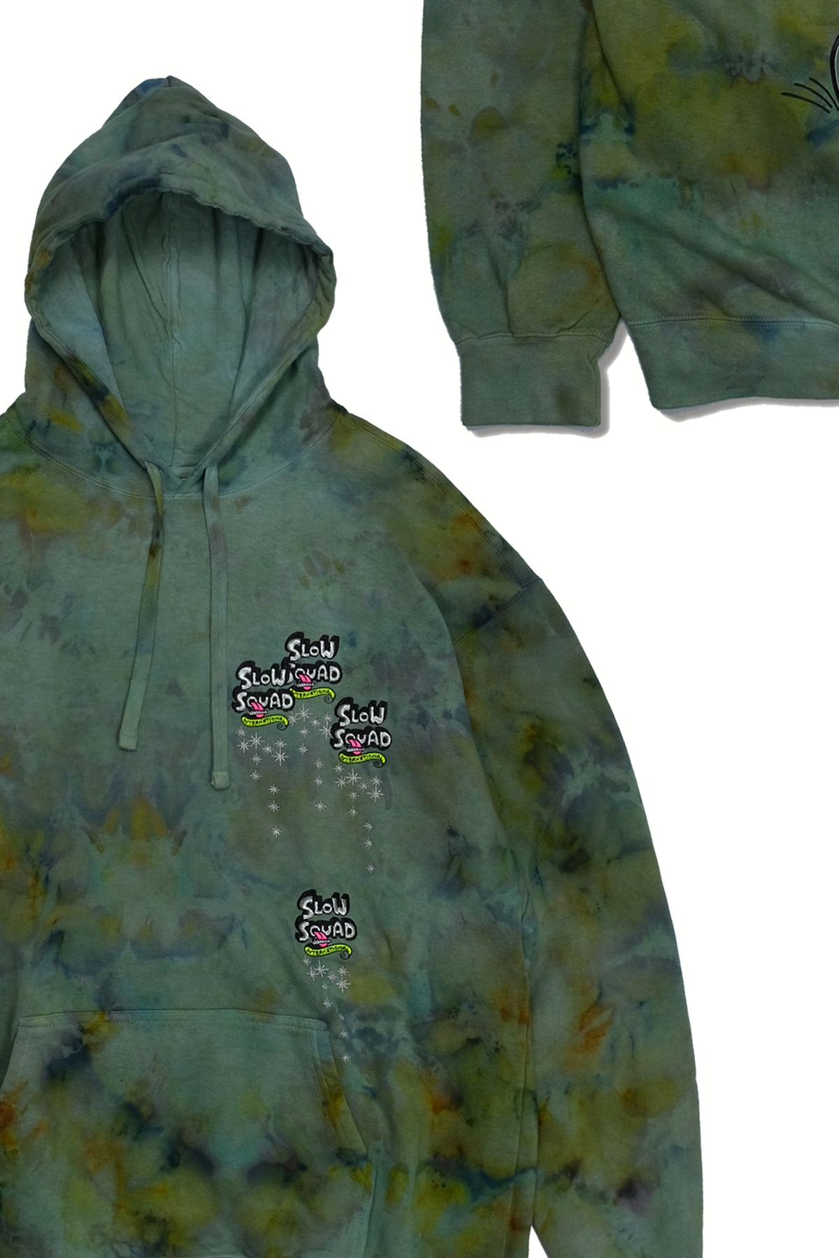 Slow Squad International "Iced Camo Tie Dye AOI SP Hoodie" | MESS CRIB ...