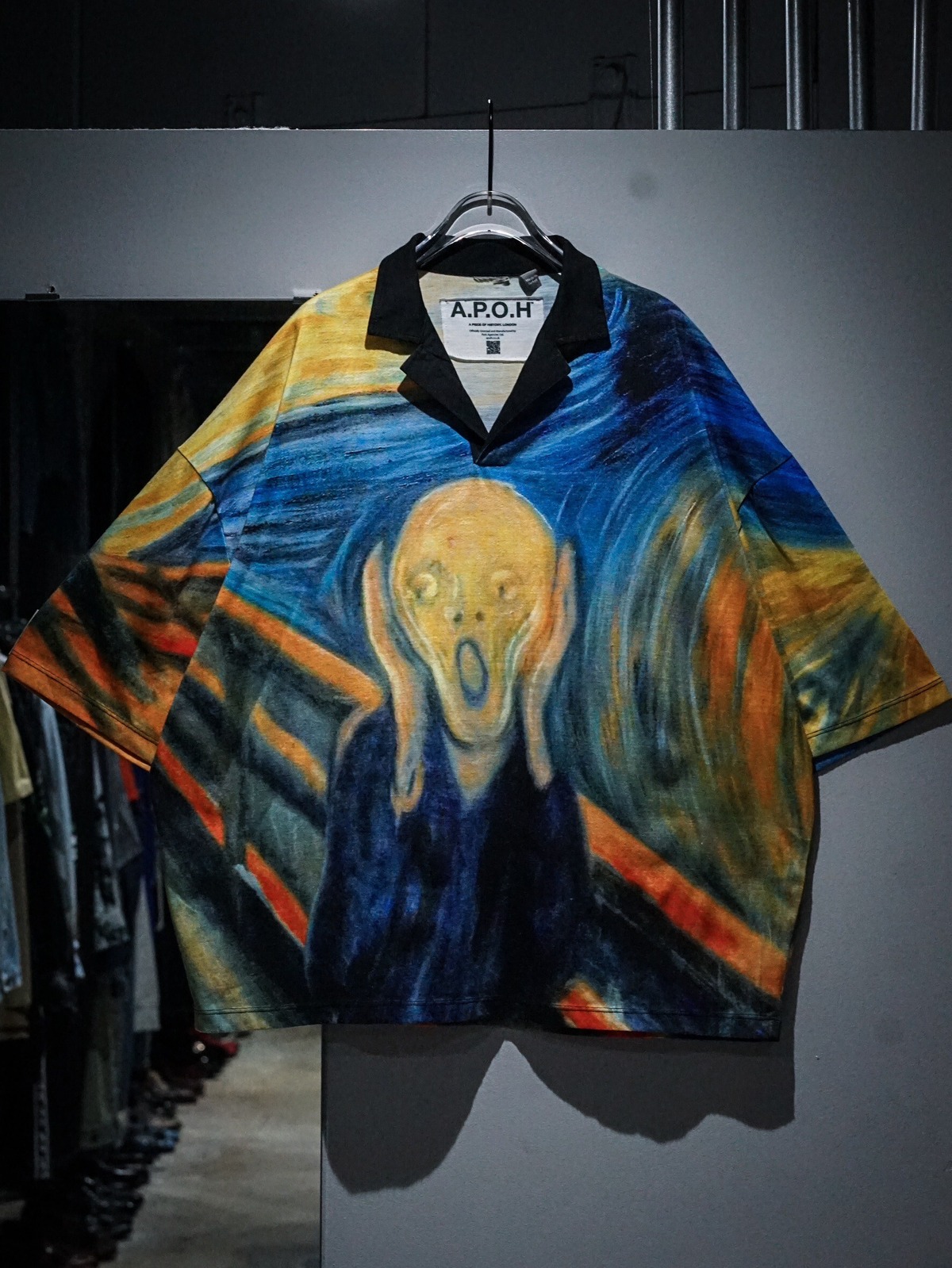 【add (C) vintage】"The Scream" Loose S/S Skipper Collar Shirt | Caka(カカ ...