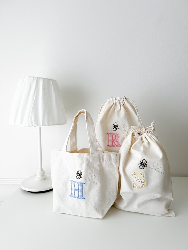 ハチさんのアップリケトート | Luce original