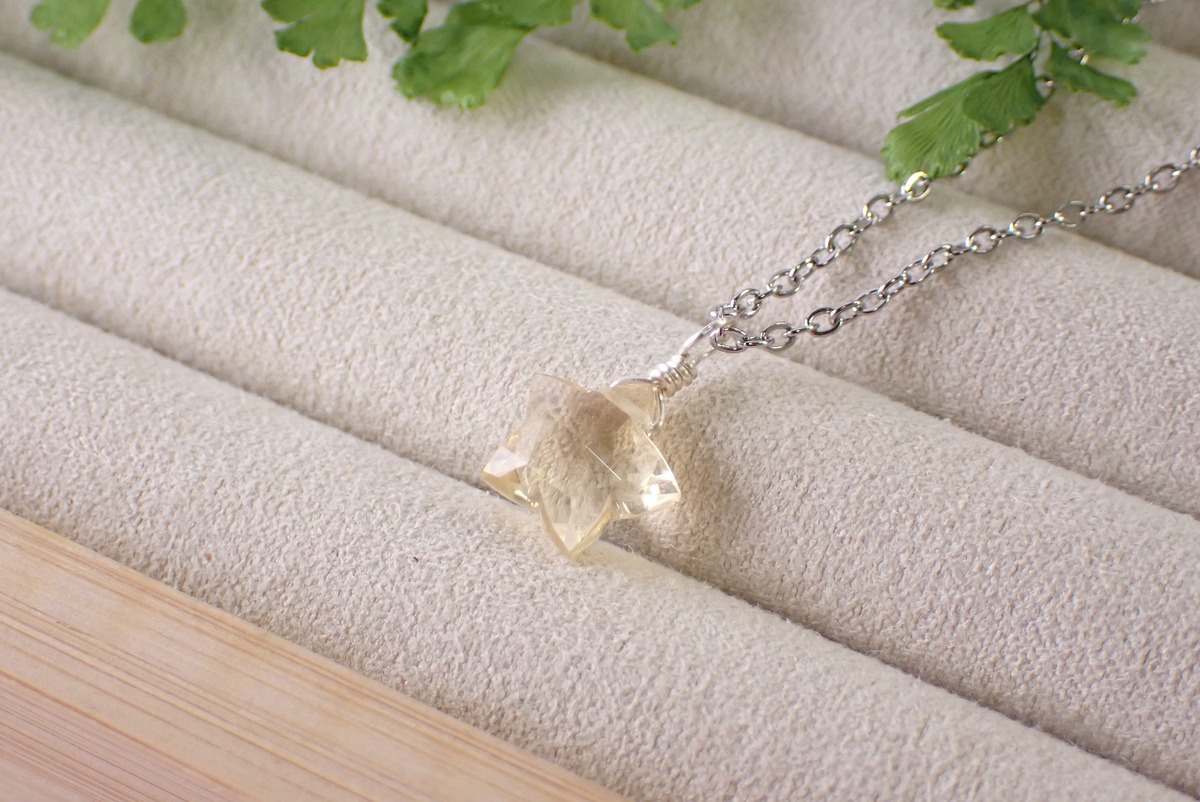 シトリンネックレス(スターカット) 2.74ct [C7‐703] | differencee(ディファレンシー)