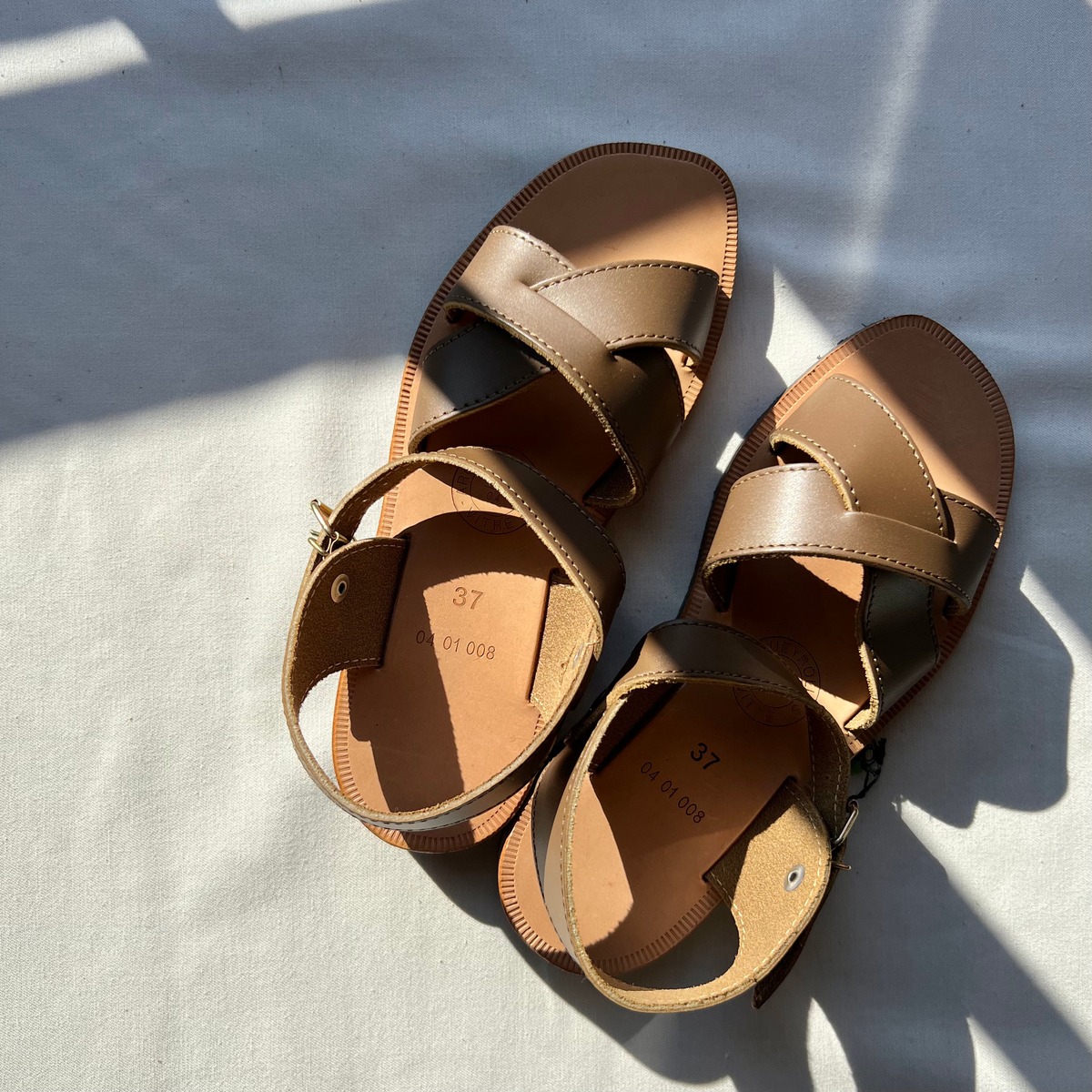 -dead stock- 【french military】 leather sandals "ARGUEYROLLES" | olaf