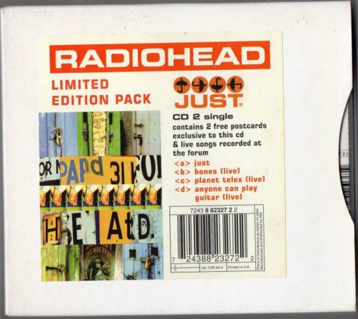 【CD-BOX】Radiohead / Just [CD1]&[CD2] | COMPACT DISCO ASIA