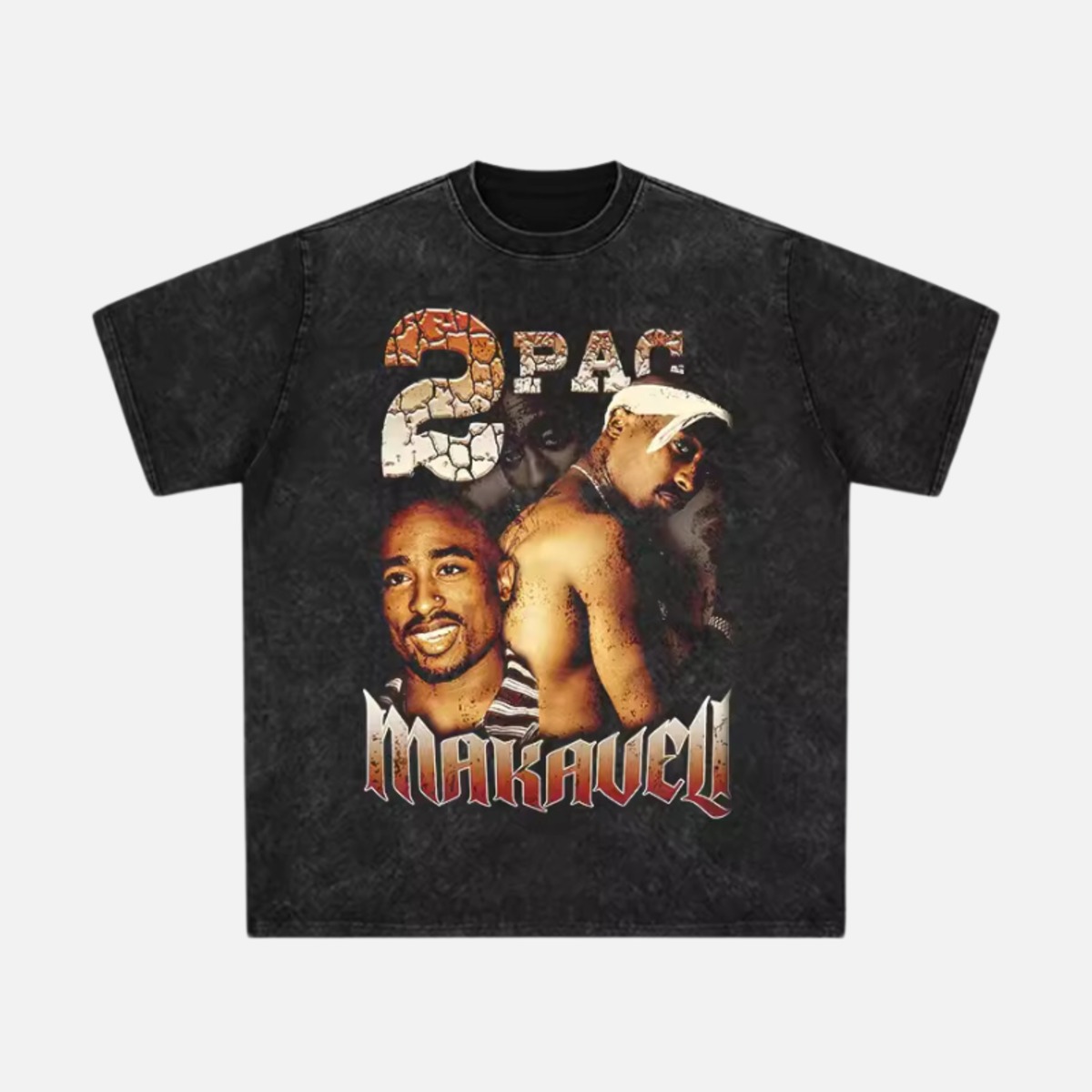 【FLEX0845】2Pac(TUPAC) Vintage Finished Tee | FLEX MADE | フレックスメイド