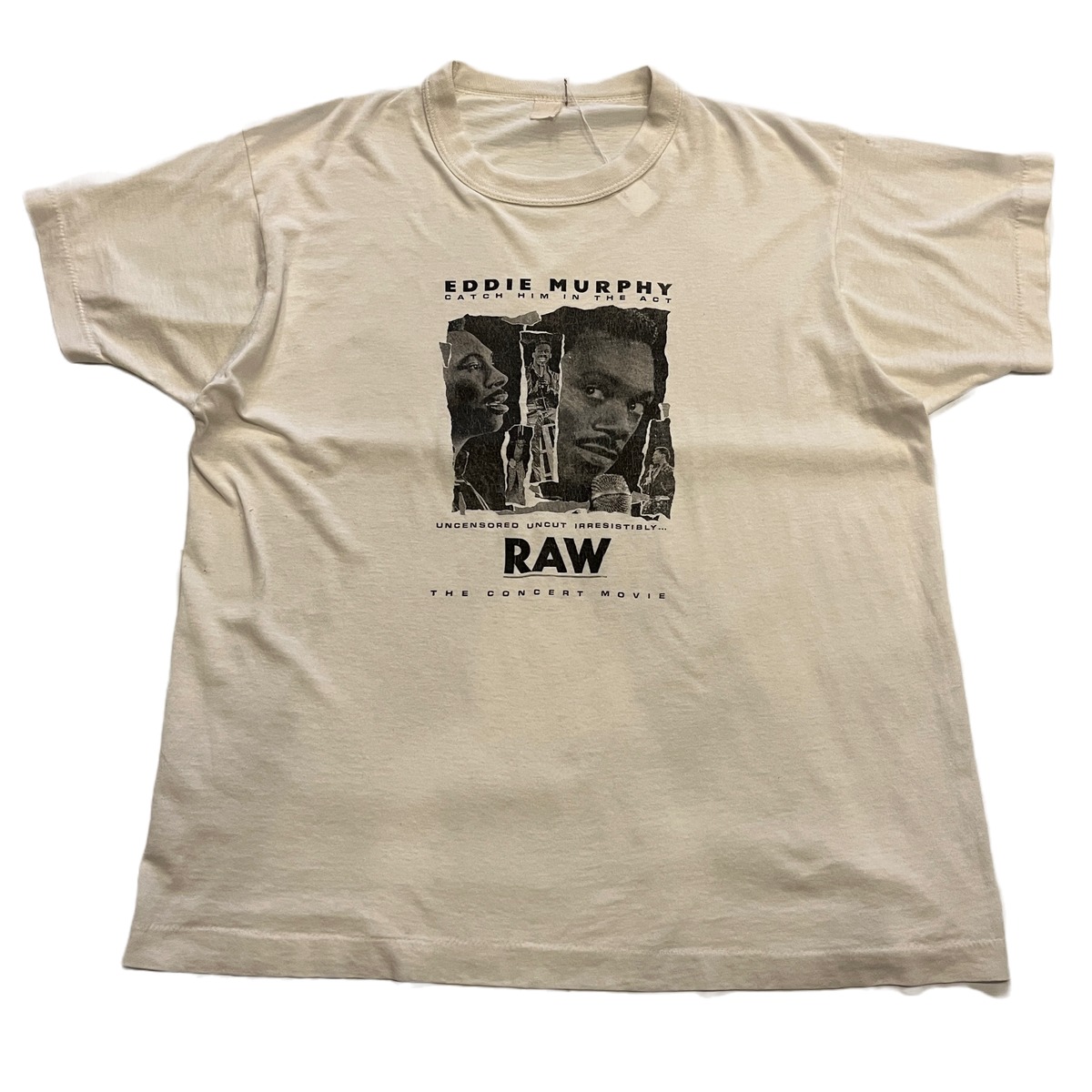80s エディ・マーフィ ロウ ポスターデザインTシャツ | RIDDLE clothing