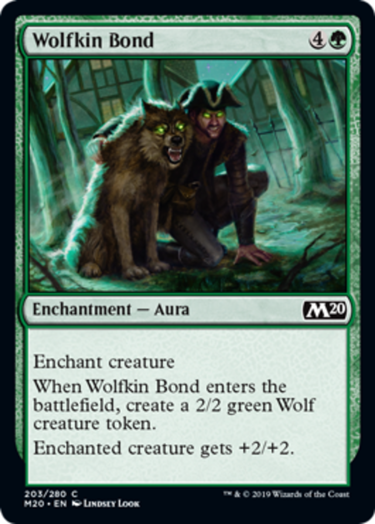 (EN)(203) 狼族の絆/Wolfkin Bond [M20](NM) | MTG専門店 BellSearch