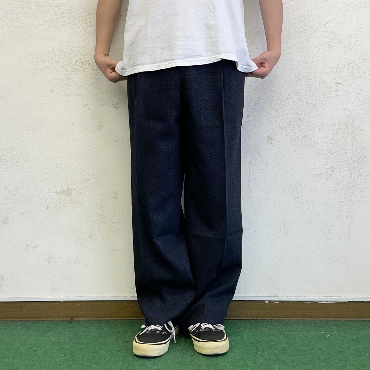 -00's OLD SLACKS 2タック size/W30L29 スラックス | ANY