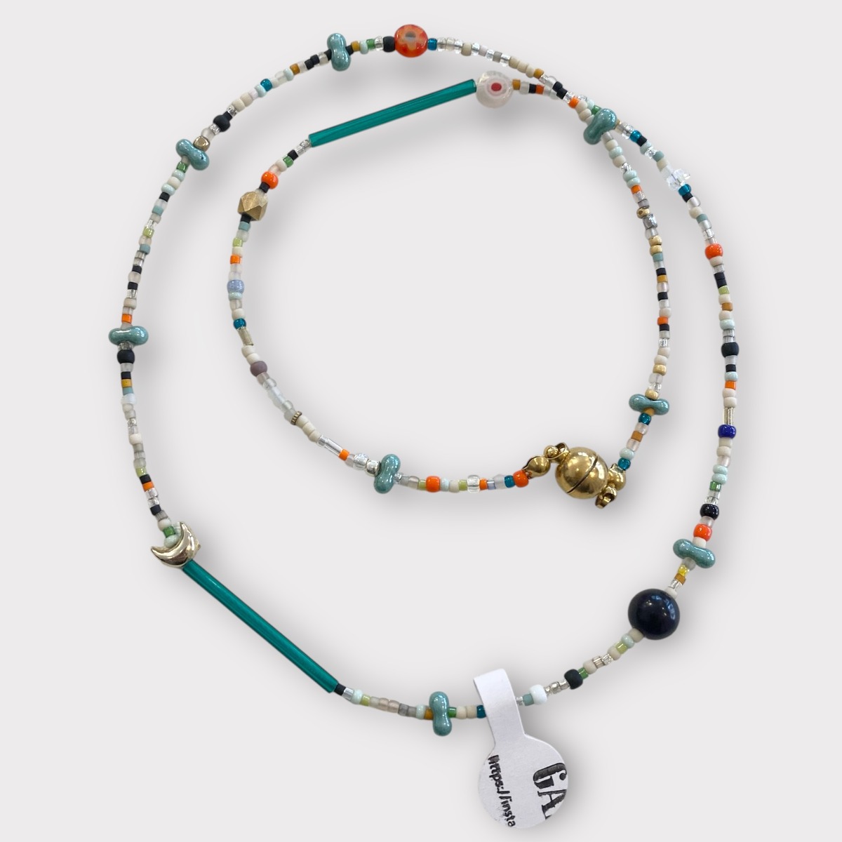 【GARDENIA】ビーズネックレス 〈long〉 | coromani