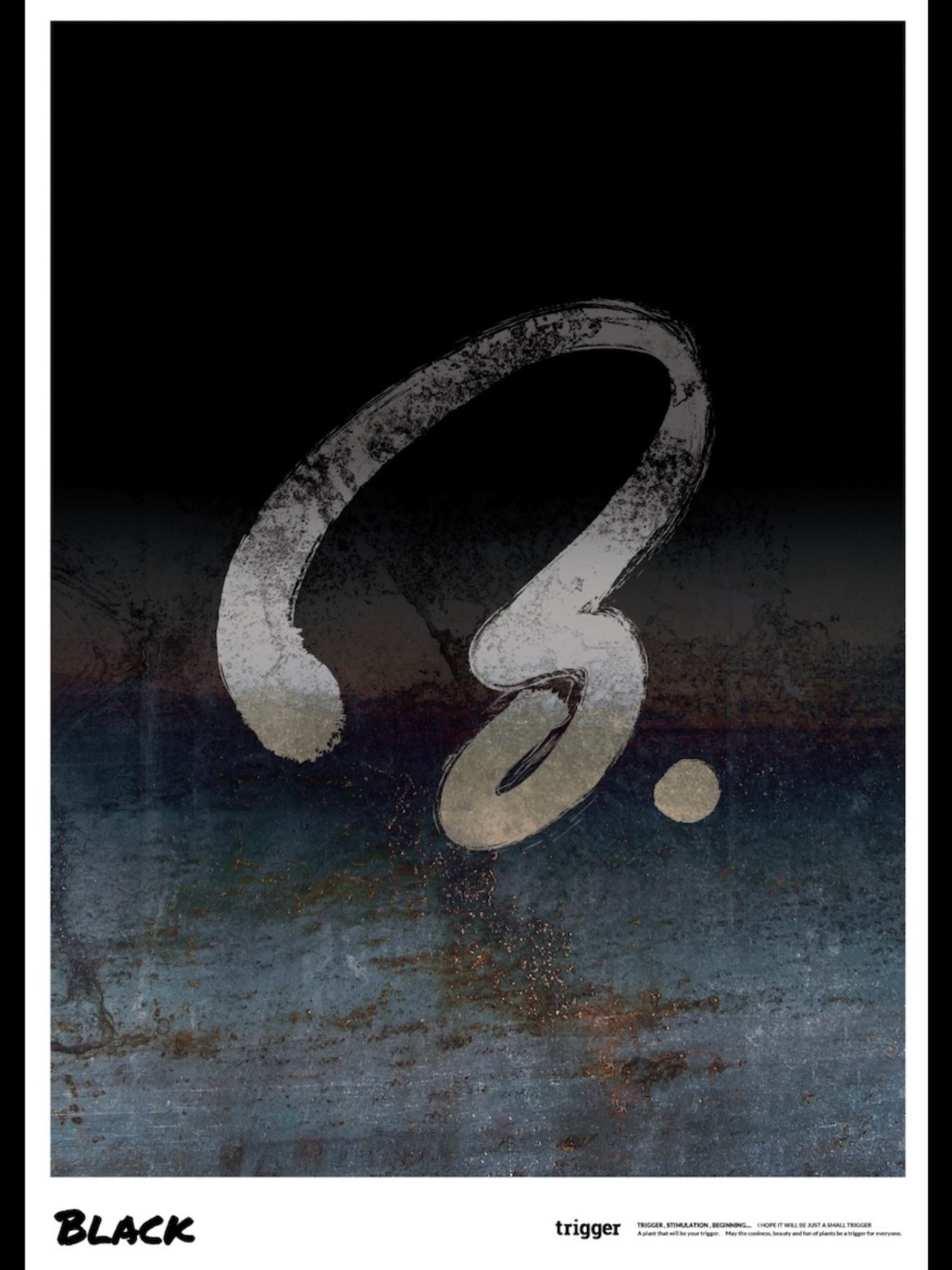 Exhibition BLACK「A3ポスター」 | trigger