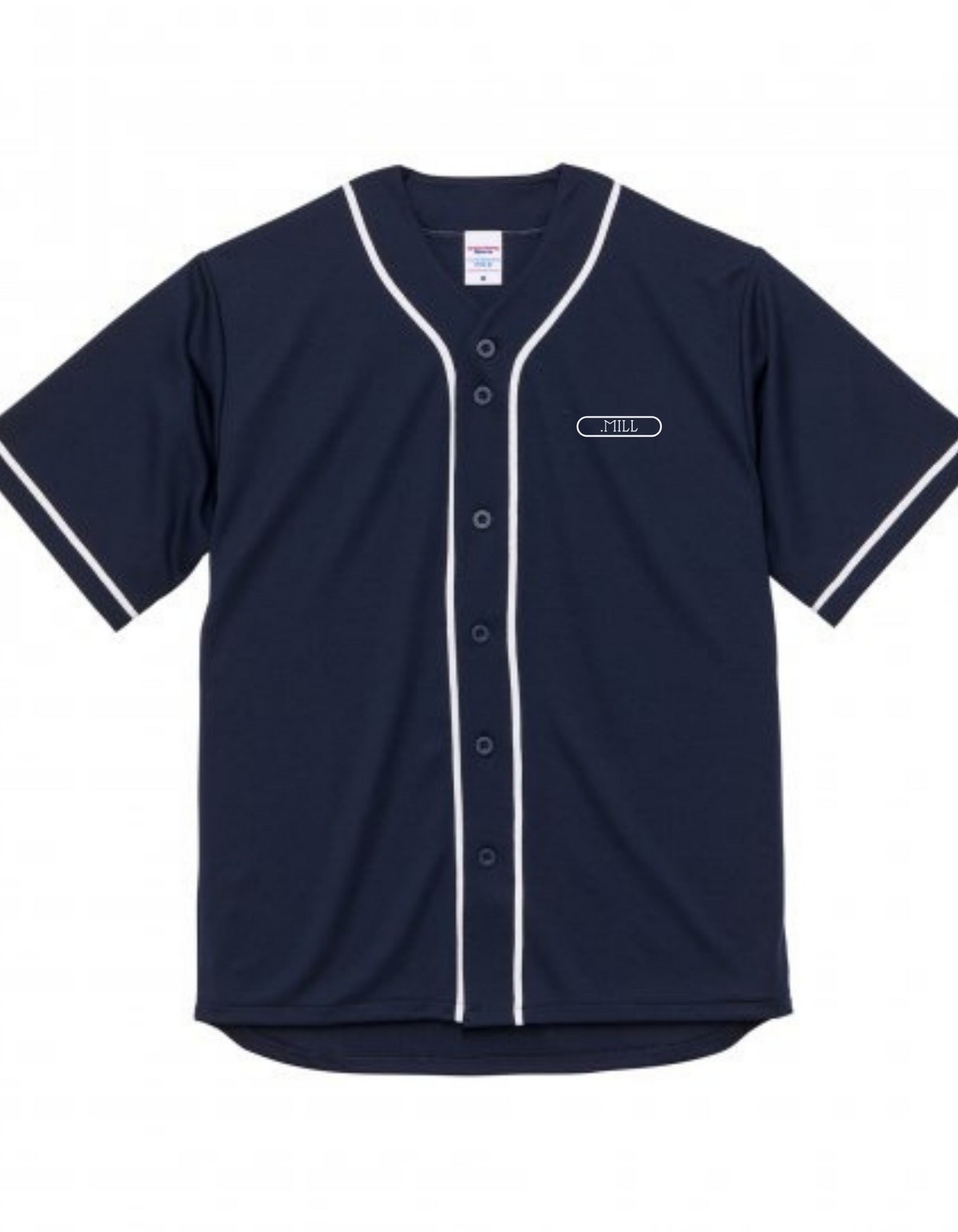 .MILL baseballシャツ ネイビー | .MILL