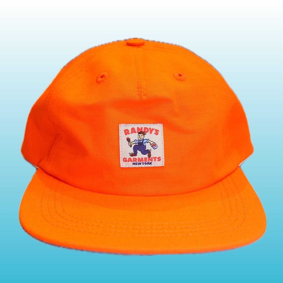 RANDY'S GARMENTS / COTTON RIPSTOP 6-PANEL SNAPBACK - Orange | NEW NEW ...