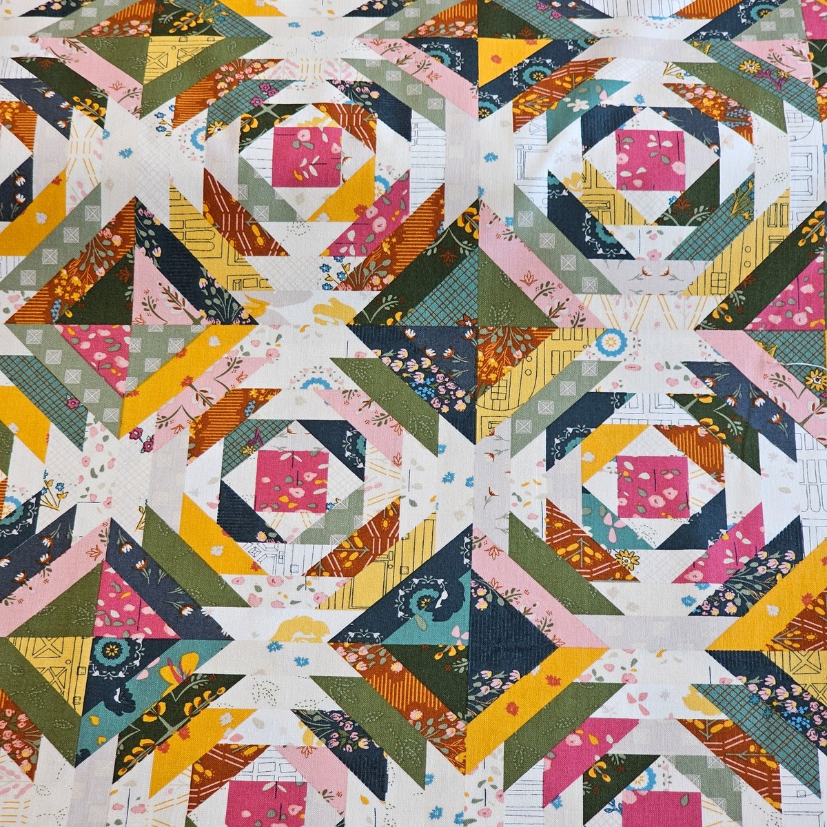 Riley Blake Feels like home パッチワーク柄 キルト柄 | junequilt