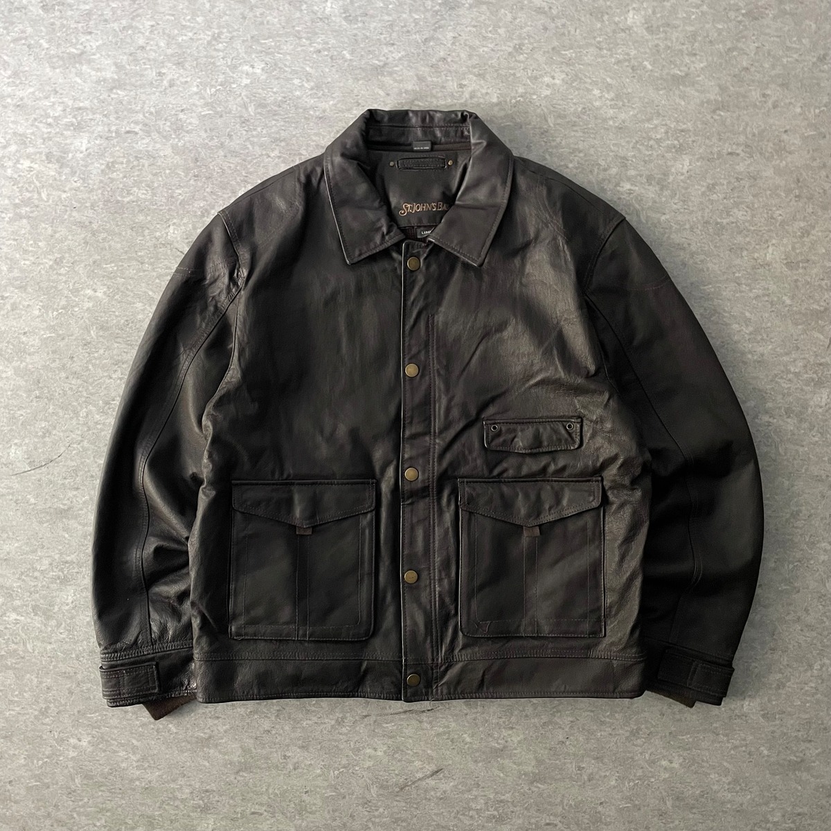 St John's Bay leather jacket | Pheasant