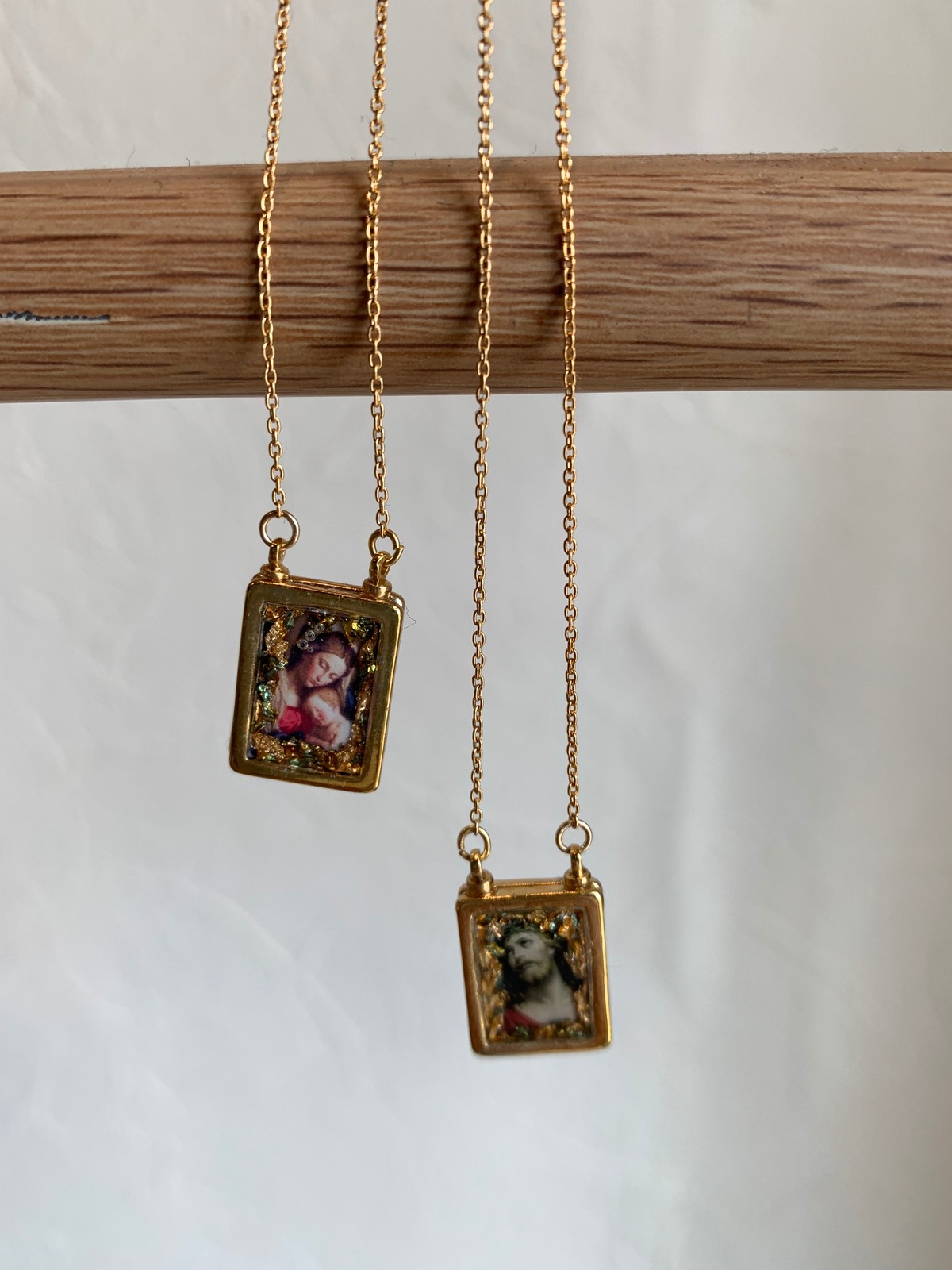 14kgf Escapulario necklace | GILL