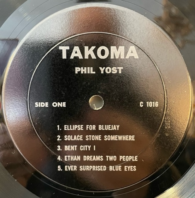 PHIL YOST "BENT CITY" LP | EAD RECORD