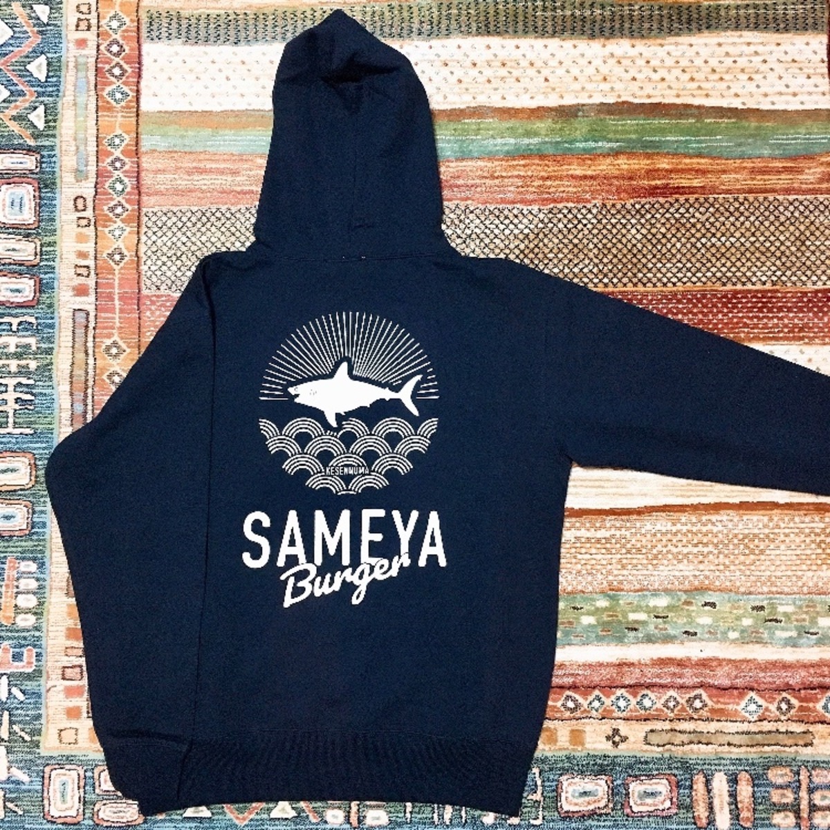 SAMEYAオリジナルヘビーウエイトパーカー【裏パイル】(ネイビー) | SAMEYA