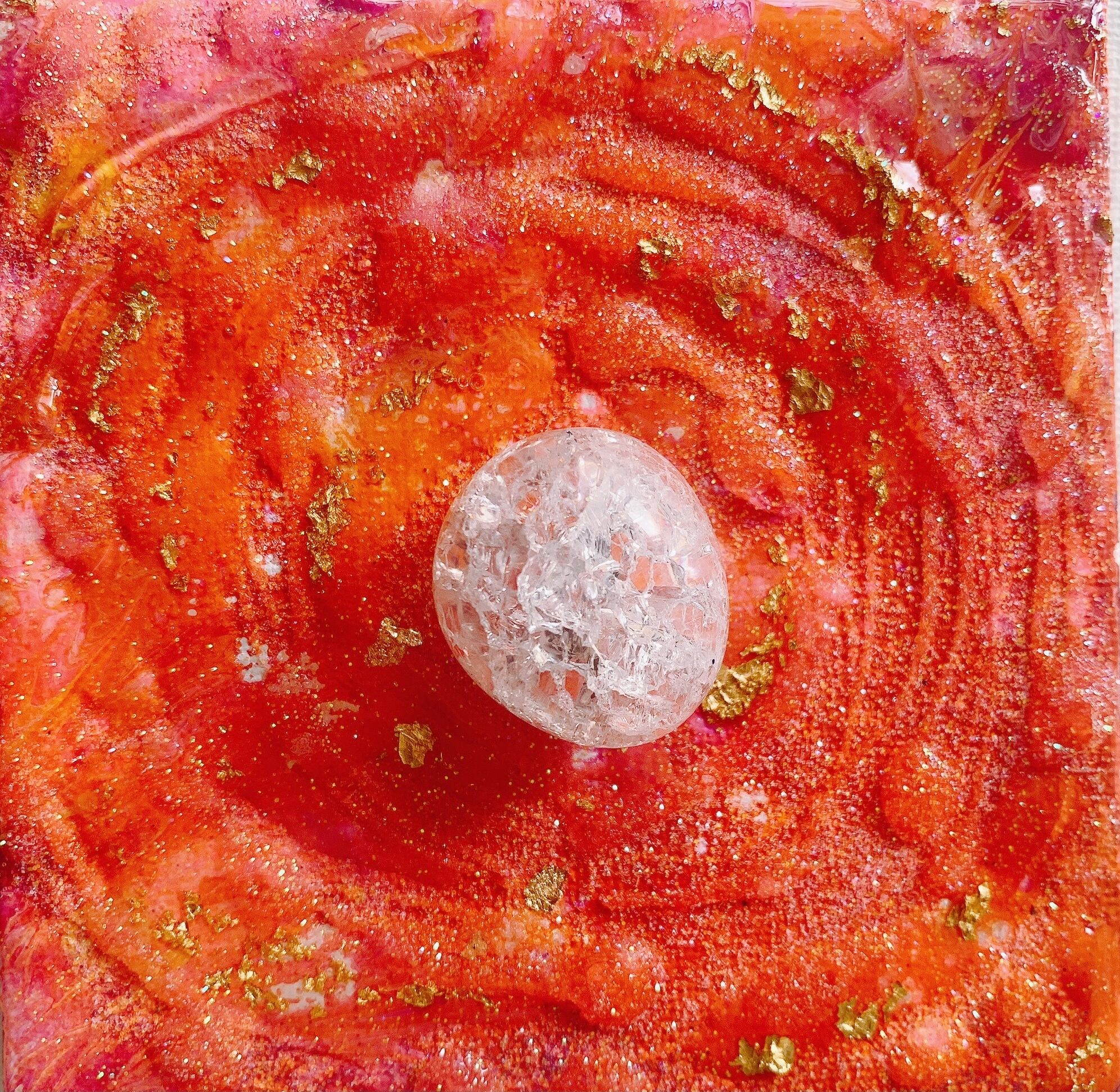 energy healing art 〜クラック水晶〜⑤ | chikachi