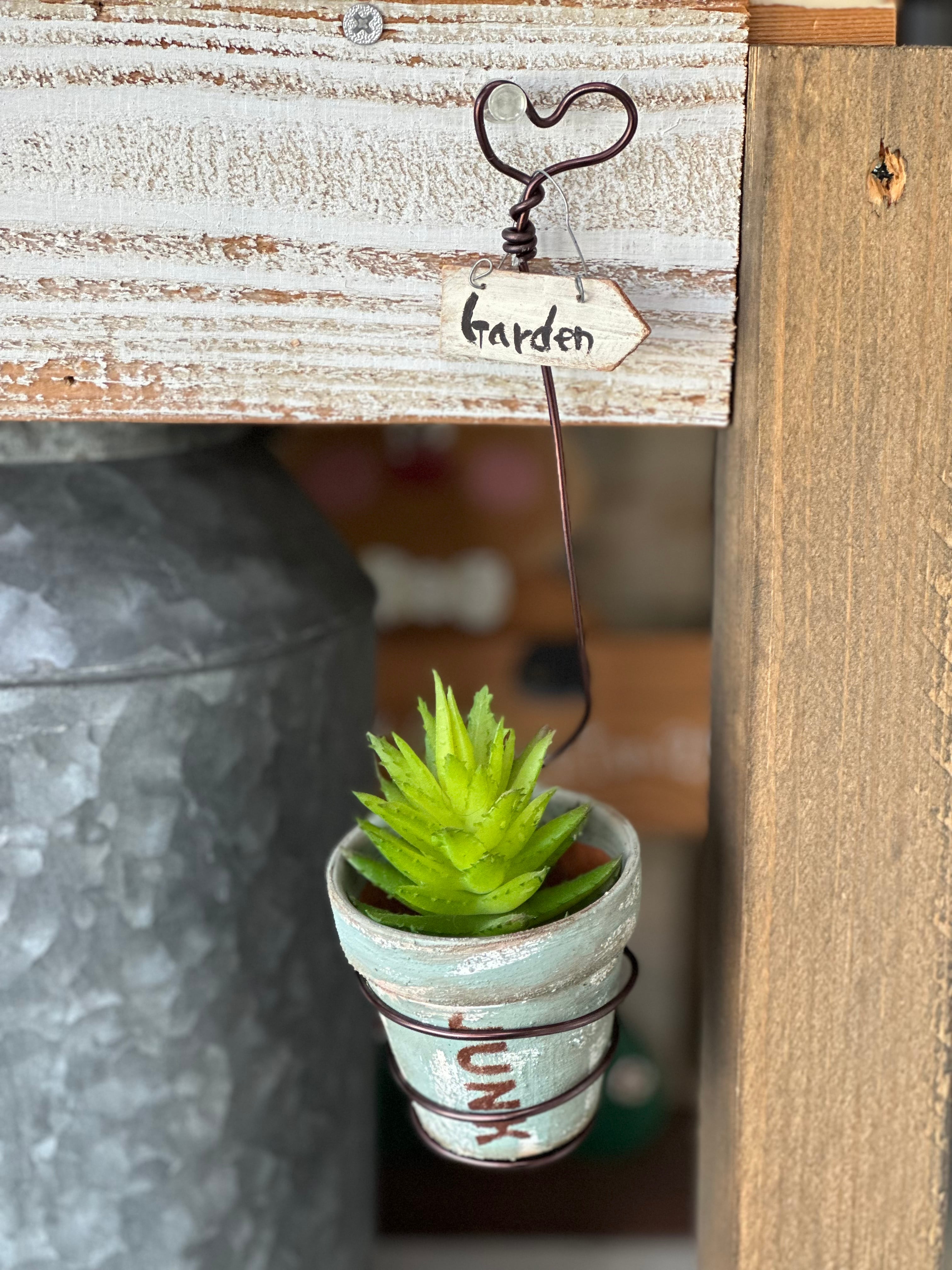 リメイク鉢＊ワイヤー付き2号鉢 | monfavori