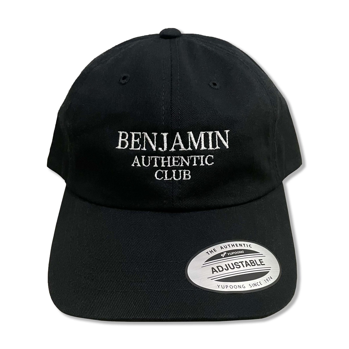 ORIGINAL BASIC LOGO 6PANEL CAP Black | BENJAMIN AUTHENTIC CLUB