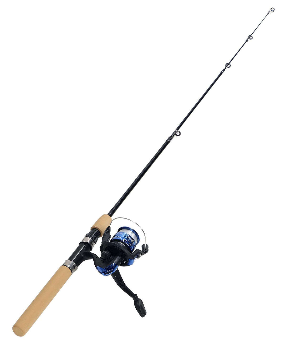 VILTAGE/釣竿セット【コンパクトロッド スピニングリール 】ロッド全長100cm ライン付き ロッドケース付き ナイロンライン付き | loop0707