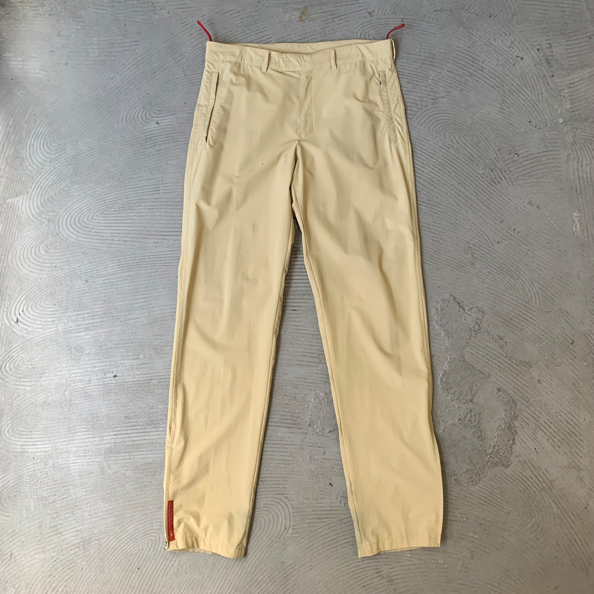 PRADA SPORT / Beige nylon pants | SAMUEL FINCH / Online store