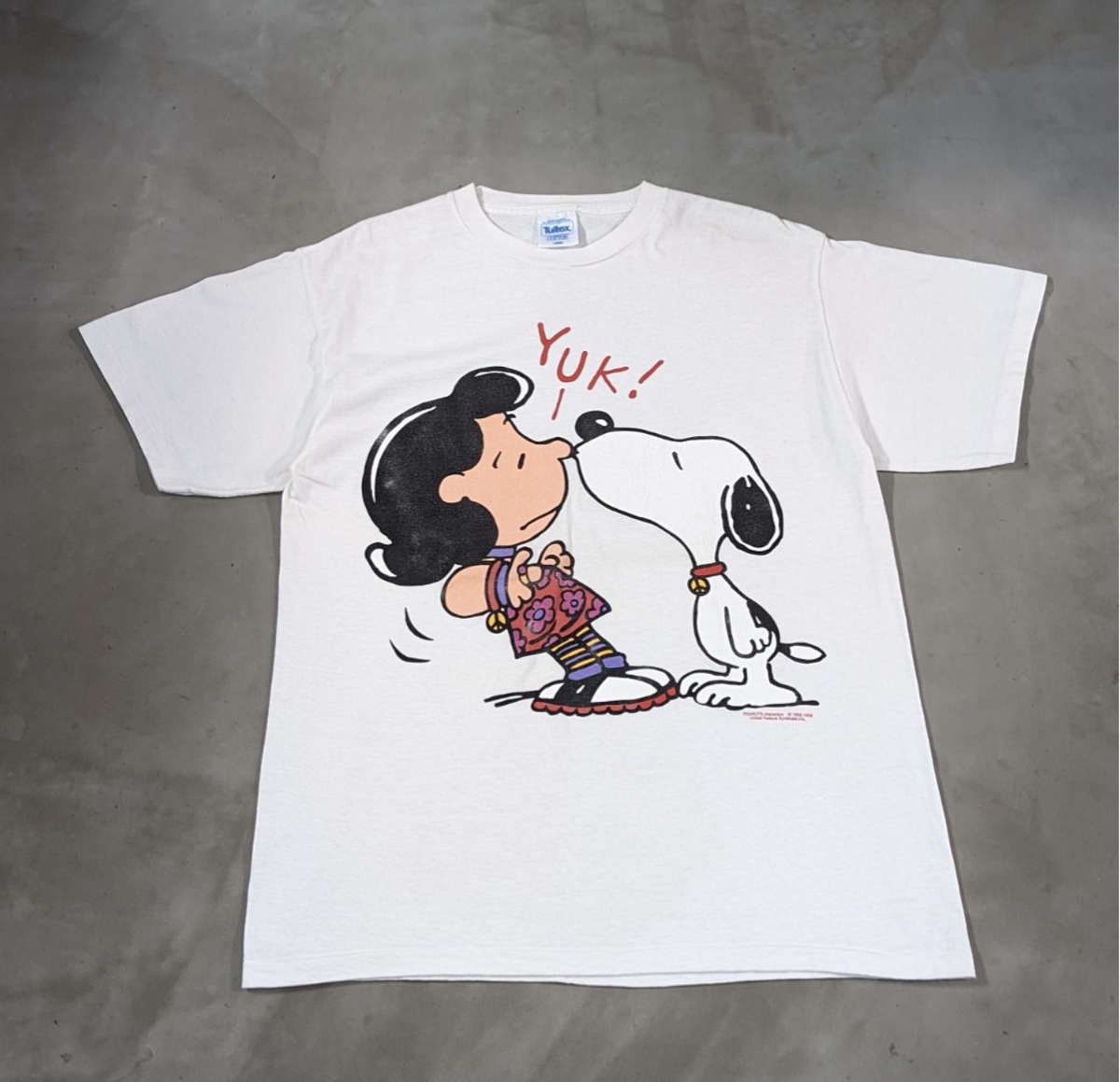 90s peanut lucy print tee 小岩店 | What’z up