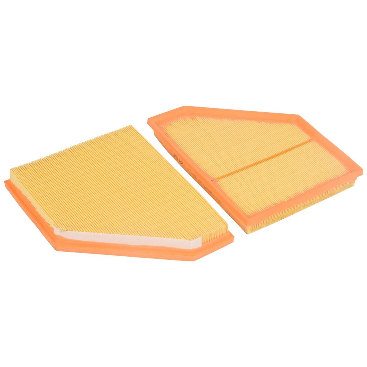 Topaz左および右エンジンエアフィルター2 PCS BMW E53シリーズX5 V8 4.8L 2007 2008 2009 2010 ...