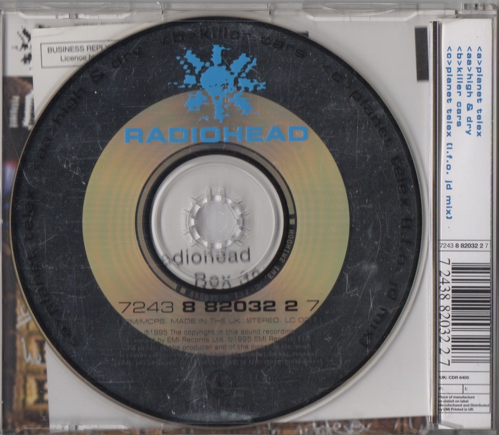 【CD-SINGLE】RADIOHEAD / High & Dry / Planet Telex [CD2] | COMPACT DISCO ASIA