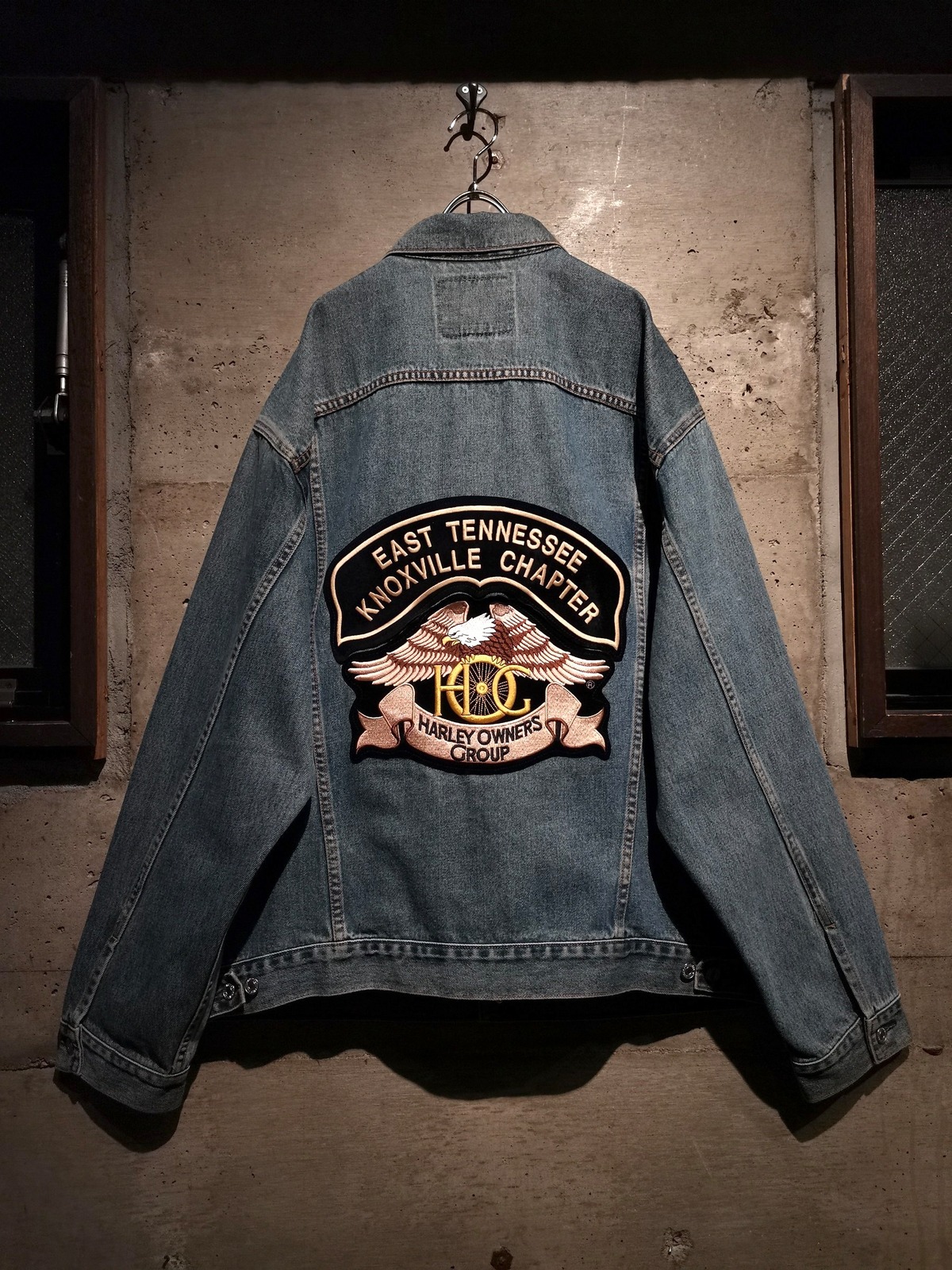 【Caka】"Levi's" "HARLEY DAVIDSON" Patch×Pins Custom Vintage Denim Jacket ...
