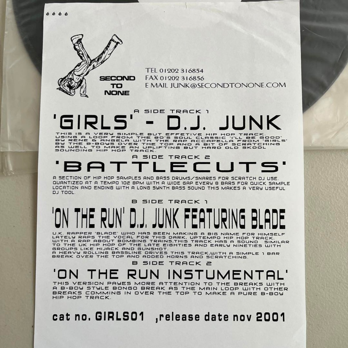 DJ Junk - Girls / On The Run | goodolddays
