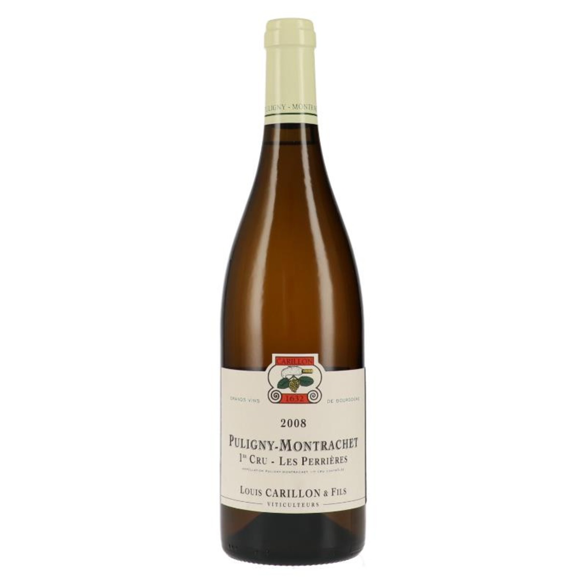 ルイ カリヨン 2008 ピュリニー モンラッシェ 1er レ ペリエール Domaine Louis Carillon Puligny ...