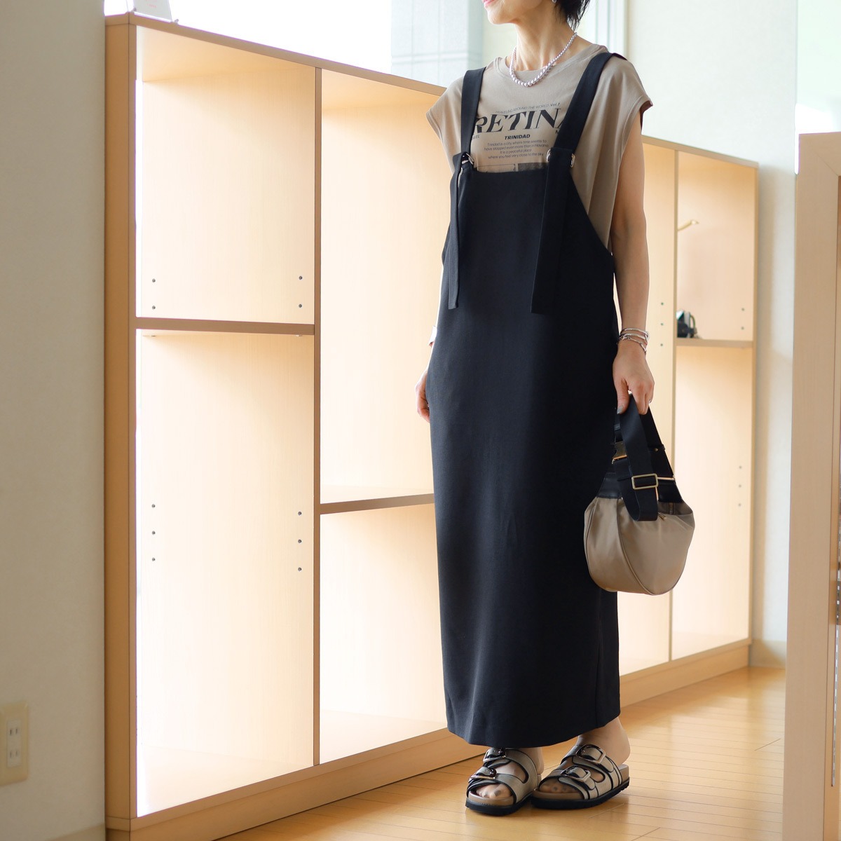 Munich (ミューニック) 接触冷感＆UVジャージ ストレートジャンパースカート | planino