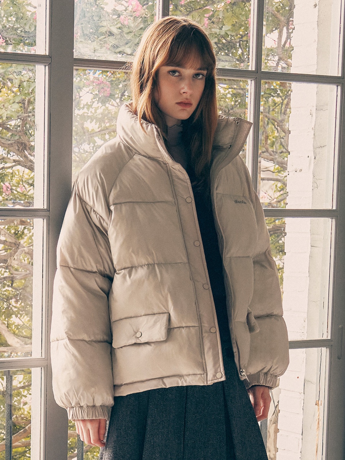 [ROLAROLA] RAGLAN WELLON PADDING LIGHT BEIGE 正規品 韓国ブランド 韓国通販 韓国代行 韓国ファッション ロラロラ 日本 店舗 | BONZ (韓国 ...