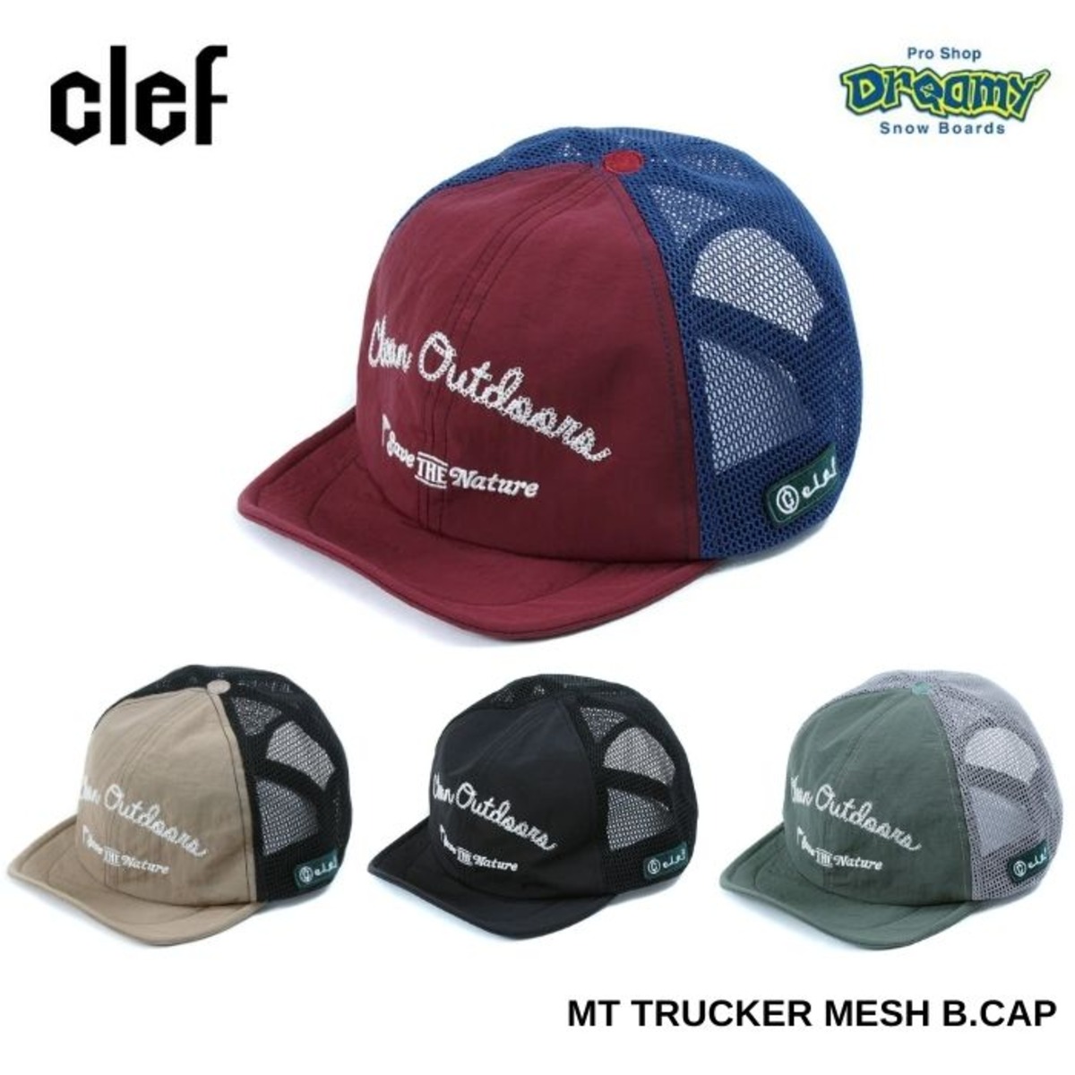 clef クレ MT MT TRUCKER MESH B.CAP RB7019 SIZE約57cm〜61cm エムティー トラッカー メッシュ ...