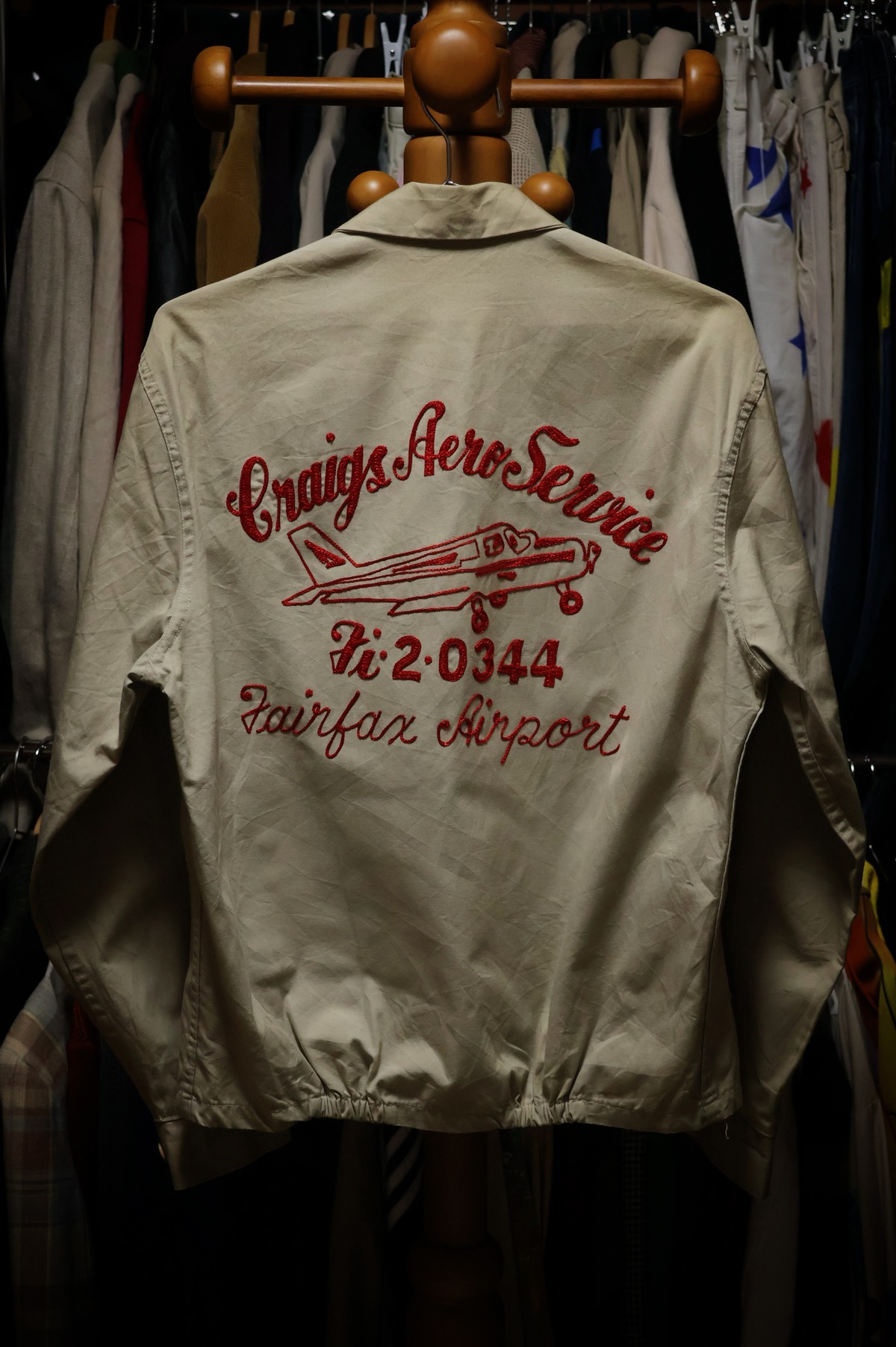 50〜60s chainstitch drizzler jacket | 森崎洋品店