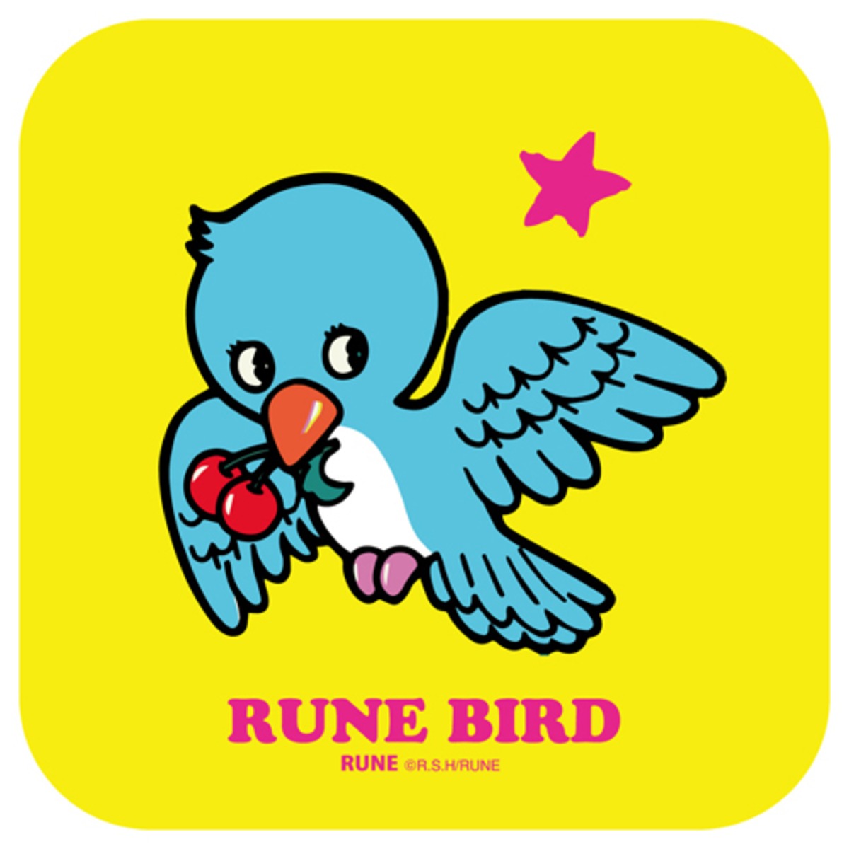 【RUNE】 コースター（BLUE BIRD） | KAIJUBLUE