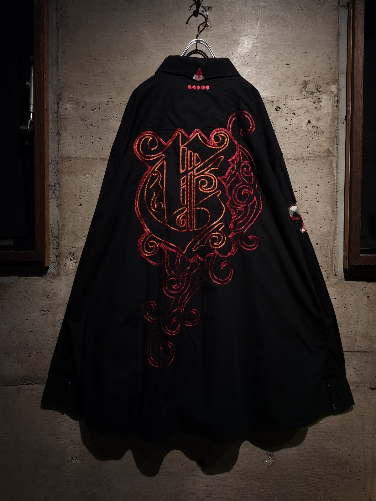 【Caka】"COOGI" Patch × Embroidery Vintage Loose L/S Shirt | Caka(カカ）下北沢古 ...