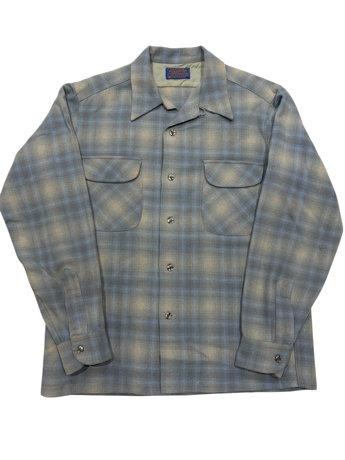 70s PENDLETON Wool Shirt Medium USA製 オンブレ | OLDEN