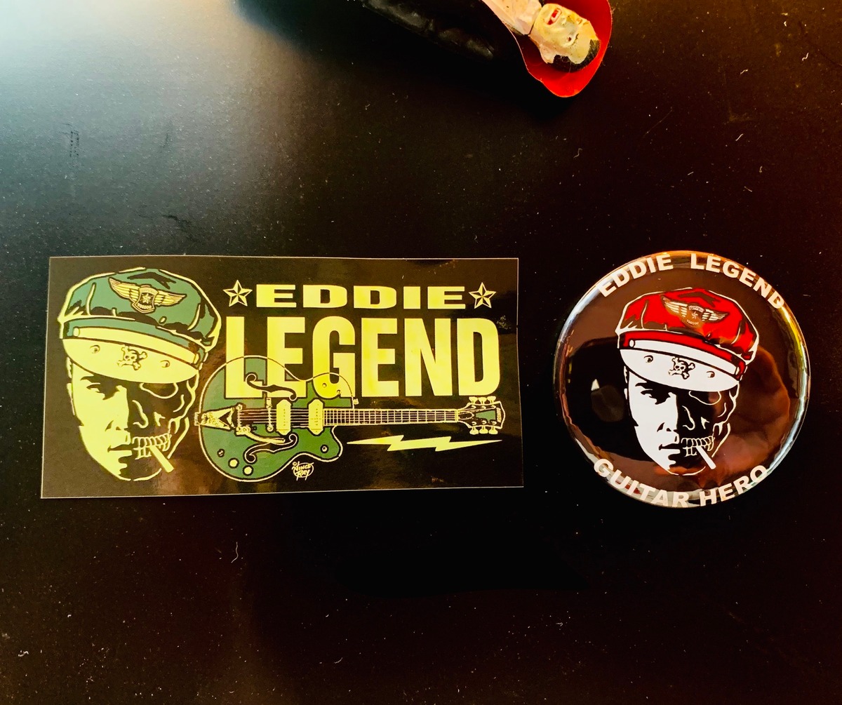 EDDIE LEGEND Badge & Sticker Set | MAD3 INVASION