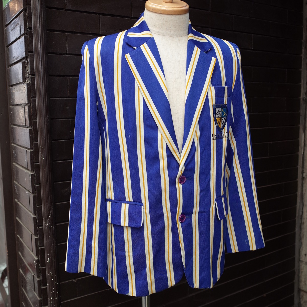 British Vintage “UTC Bolton” Stripe Pattern School Uniform Tailored ...