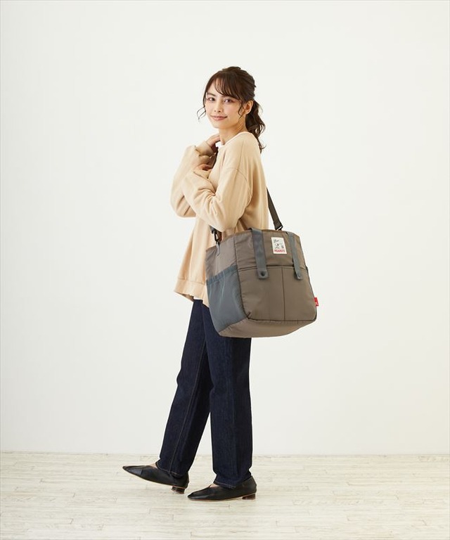 ルートート スヌーピー 通販 マザーバッグ トート ショルダー 2way 軽量 軽い 大容量 自立 マザーズバッグ レディース メンズ パパバッグ ママバッグ ROOTOTE Mammy ...