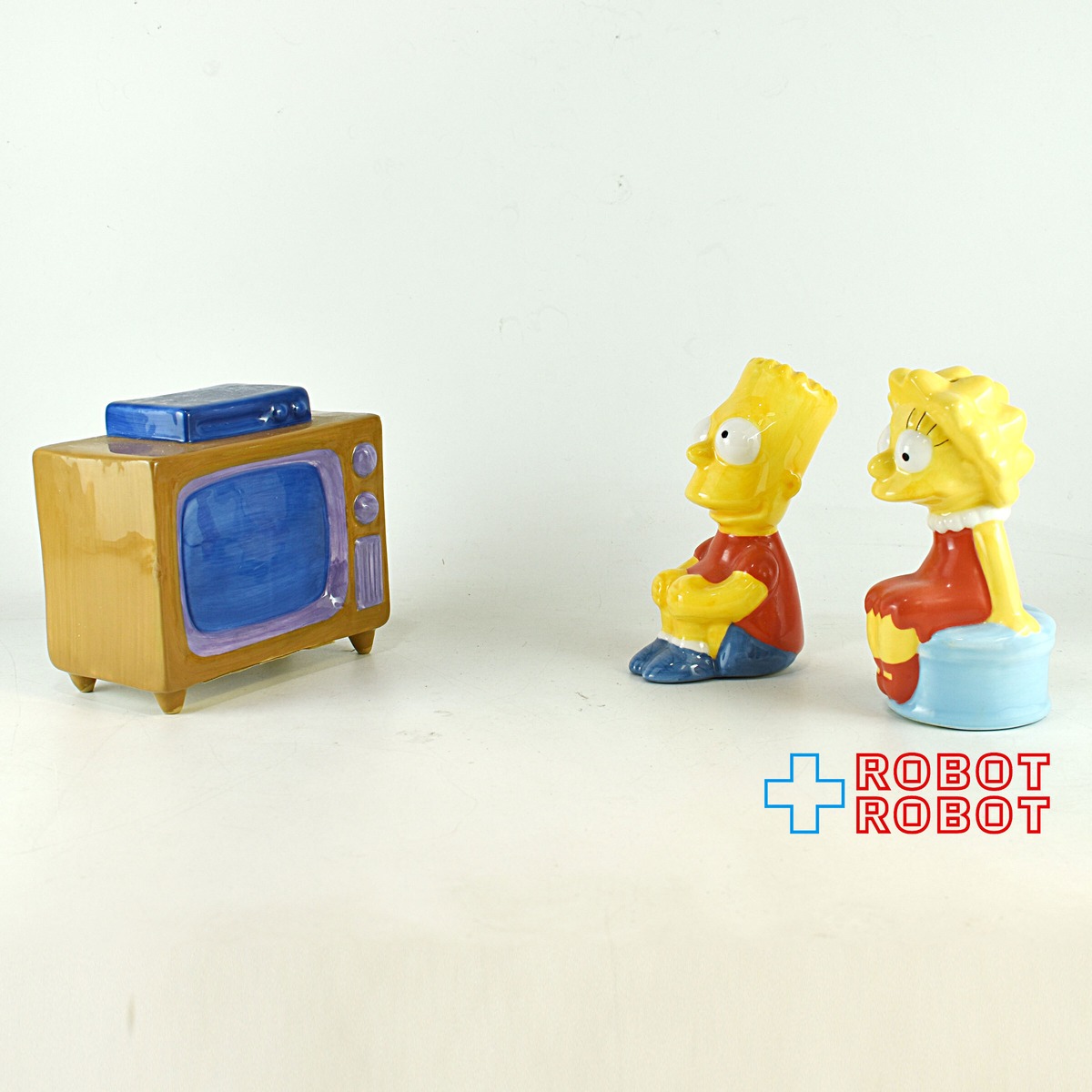 シンプソンズ バート & リサ w/TV ソルト & ペッパー トレジャークラフト社 | ROBOTROBOT