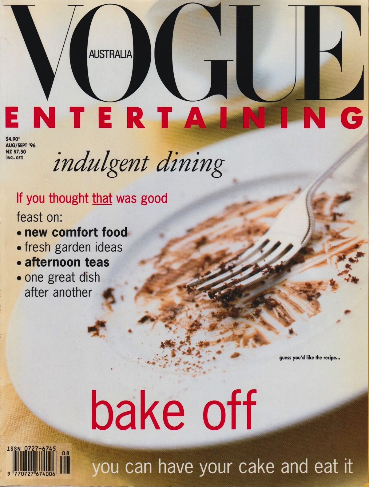 VOGUE ENTERTAINING AUG/SEPT '96 | Twig&Cranberries